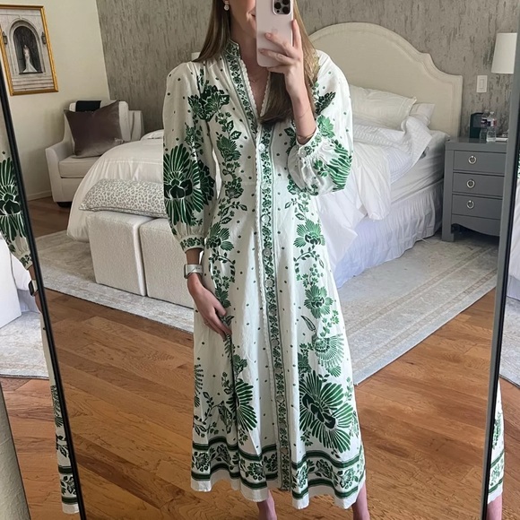 FARM Rio | Dresses | Farm Rio Forest Soul Off White Maxi Dress Xs ...